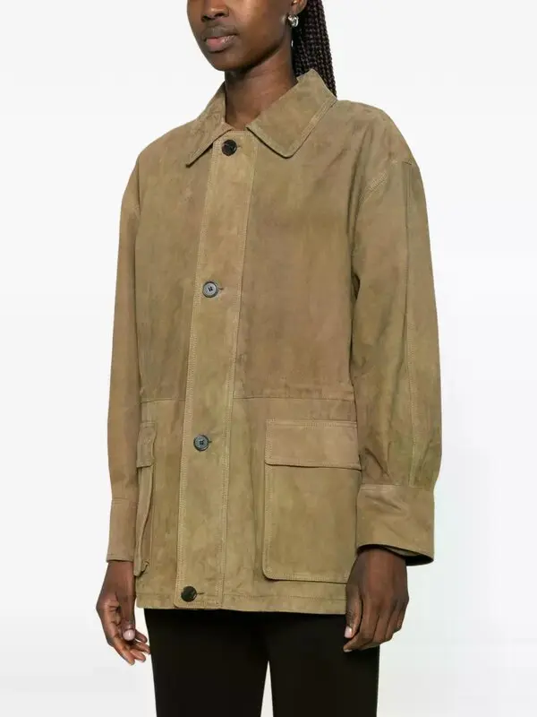 ARMA Maeve Suede Jacket - Neutrals
