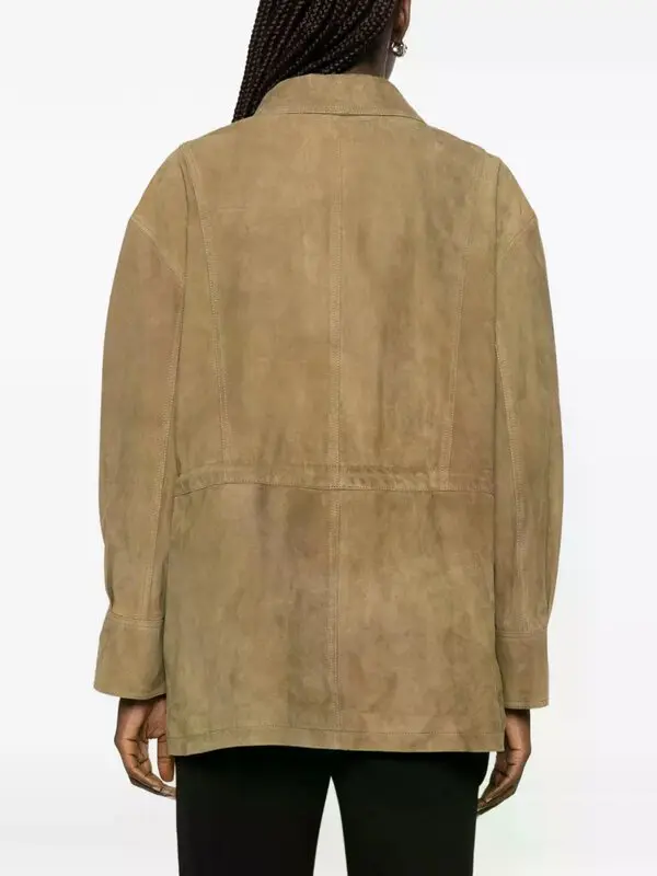 ARMA Maeve Suede Jacket - Neutrals