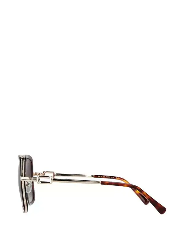 LANCEL Tess Square Sunglasses - Brown