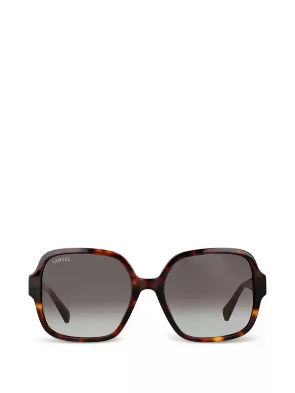 LANCEL Geometric Sunglasses - Brown