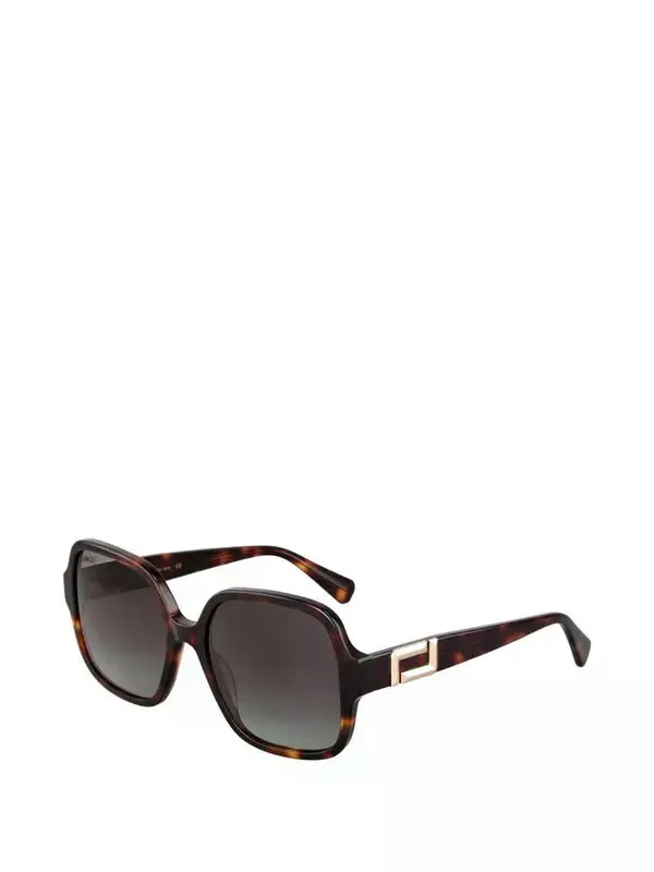 LANCEL Geometric Sunglasses - Brown