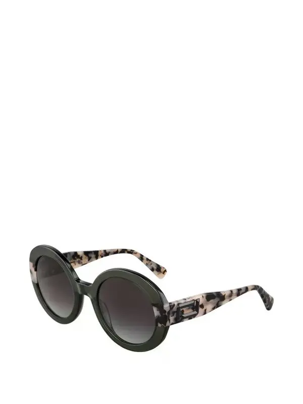 LANCEL Rosie Round Sunglasses - Green