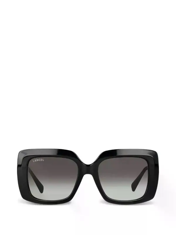 LANCEL Clelia Square Sunglasses - Black