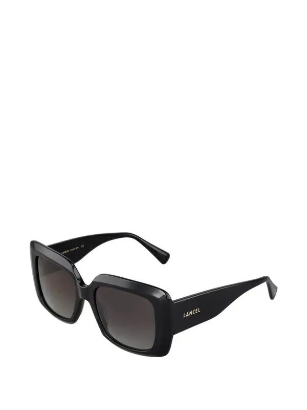 LANCEL Clelia Square Sunglasses - Black