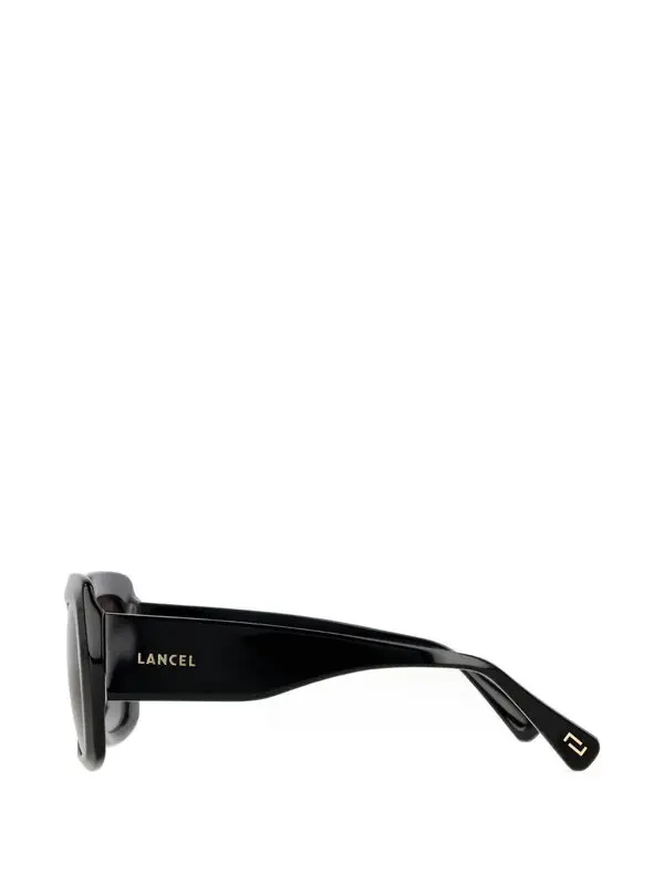 LANCEL Clelia Square Sunglasses - Black