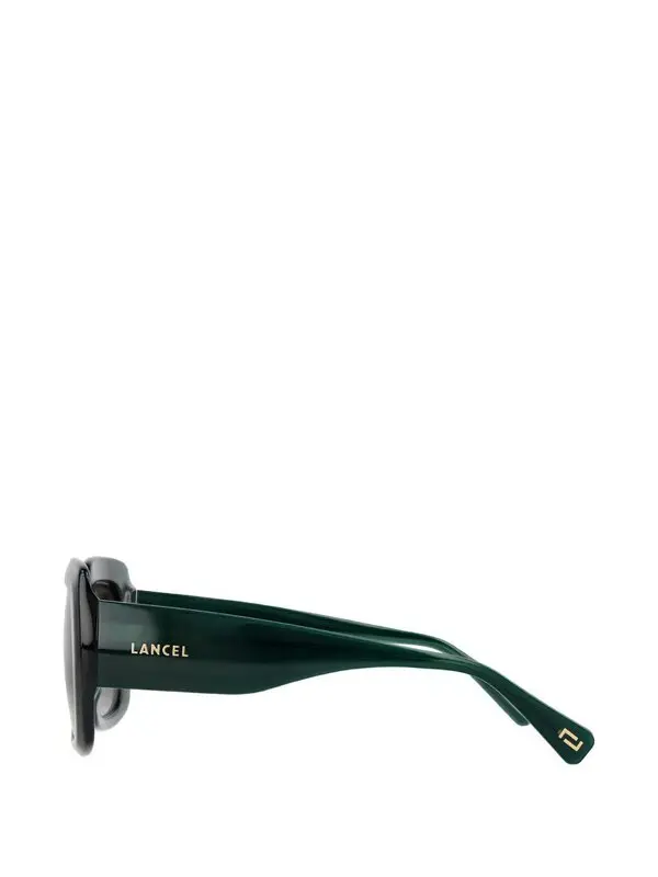 LANCEL Clelia Square Sunglasses - Green