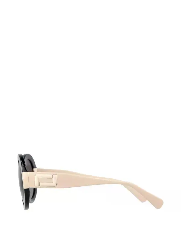 LANCEL Round-frame Sunglasses - Black