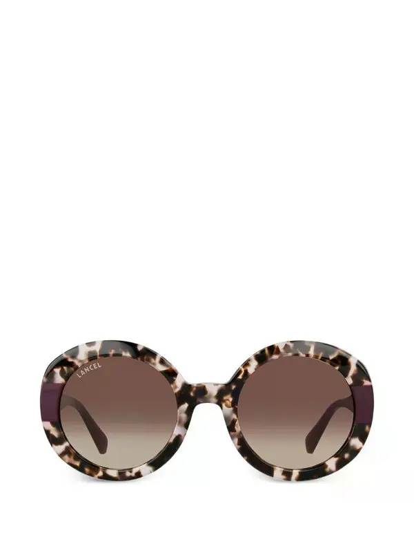 LANCEL Rosie Round Sunglasses - Brown
