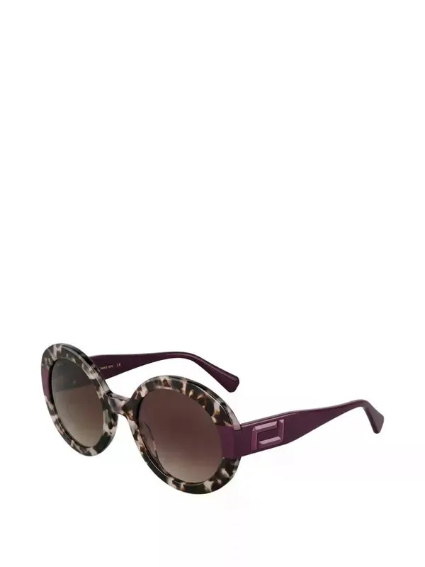 LANCEL Rosie Round Sunglasses - Brown