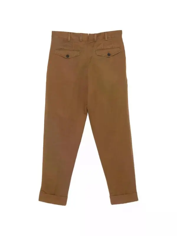 PT TORINO Cuffed Carrot Fit Trousers