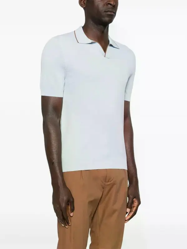 GRAN SASSO Polo-collar T-shirt