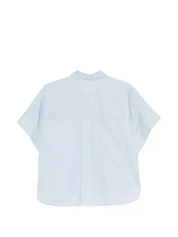 Closed Button-up Shirt - Blue