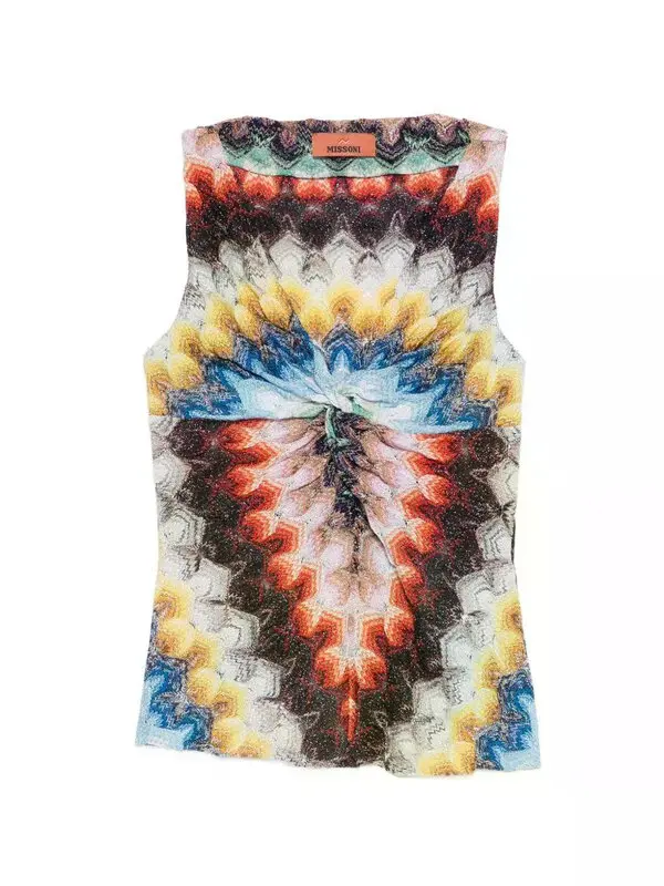 Missoni Patterned Twist Top