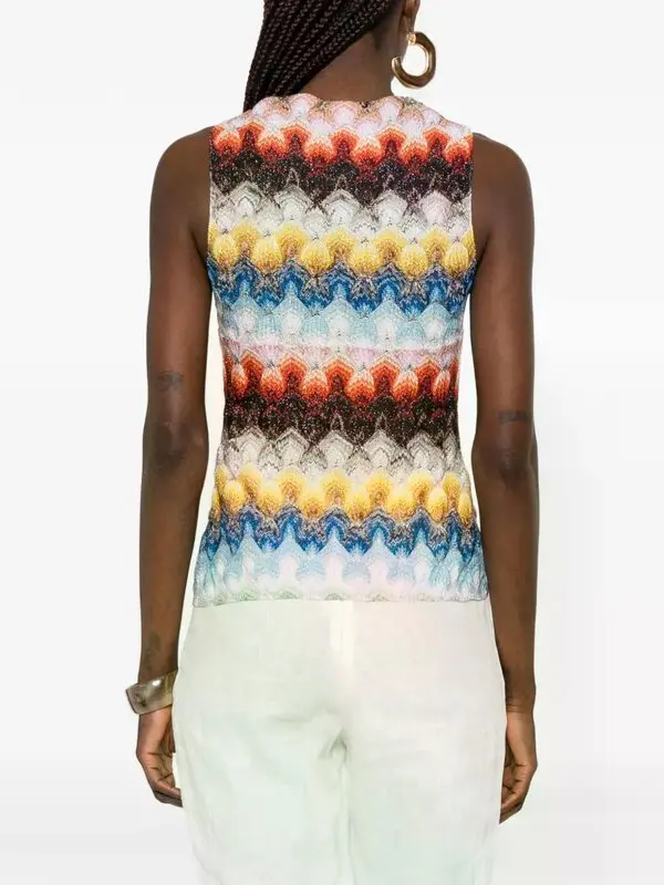 Missoni Patterned Twist Top