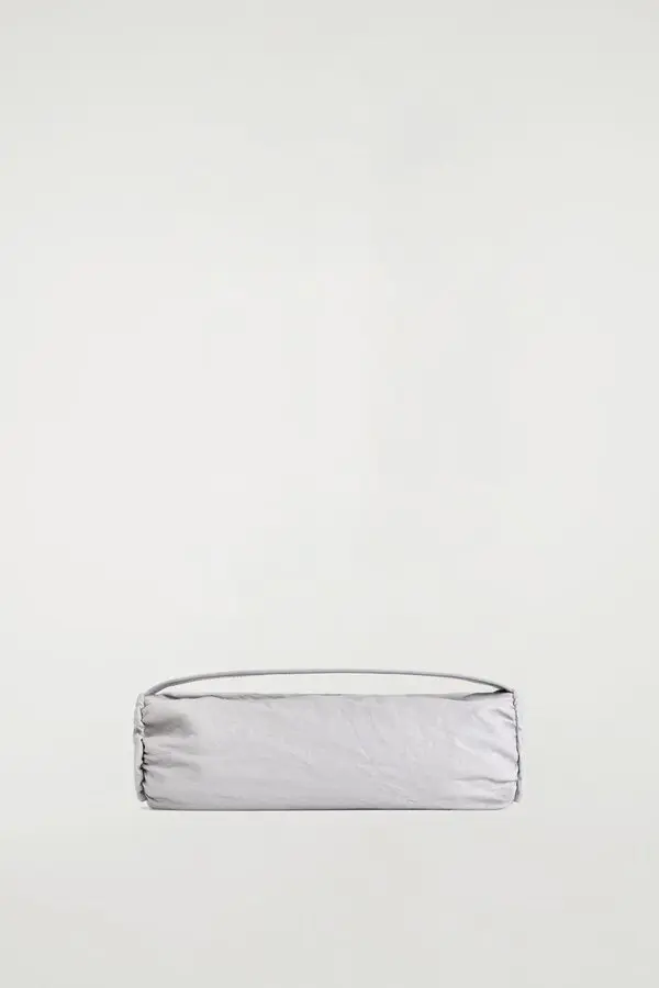 Cos Cylinder Clutch Bag In Textured Leather