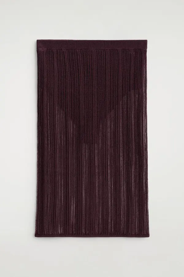 Cos Sheer Lace-knit Skirt