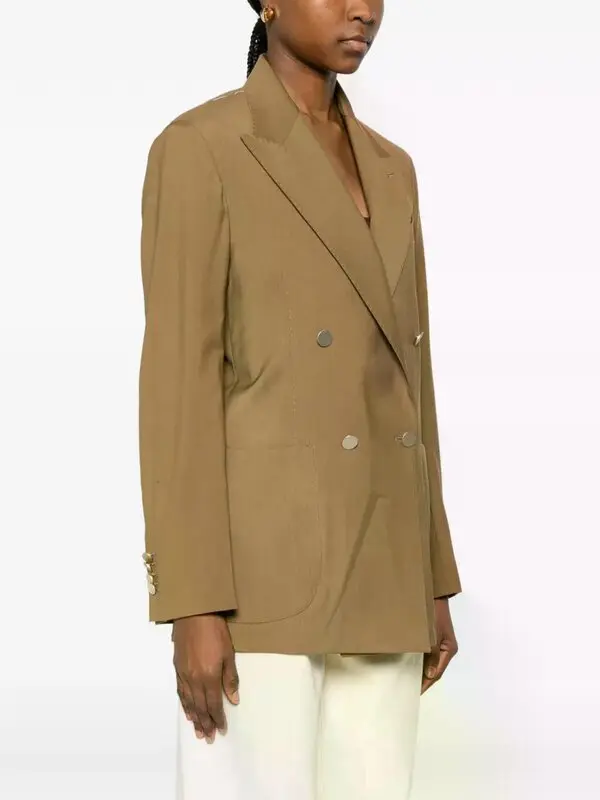 BRIGLIA 1949 Double-breasted Peak Lapel Blazer