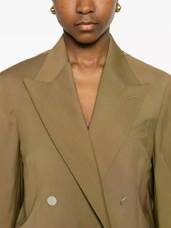 BRIGLIA 1949 Double-breasted Peak Lapel Blazer