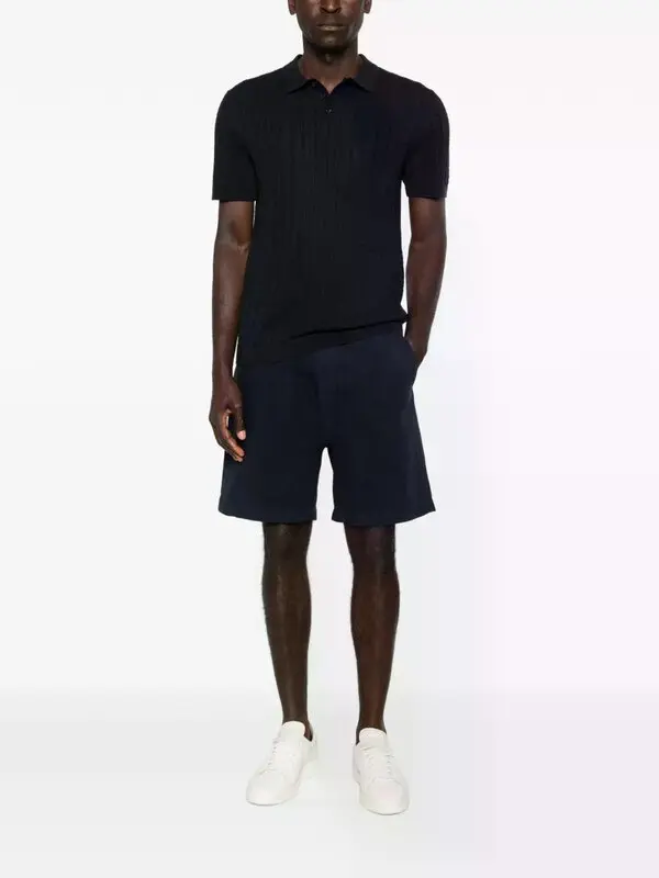 DRYKORN Triton Cable-knit Polo Shirt