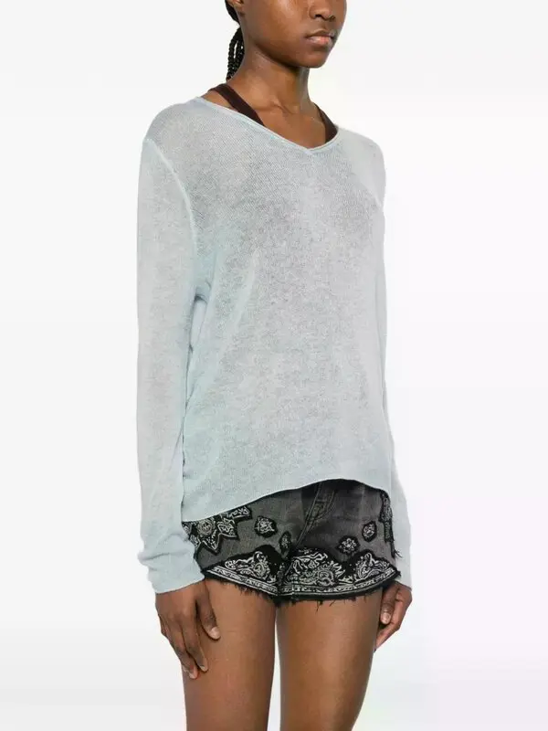 Avant Toi V-neck Long Sleeve Sweater
