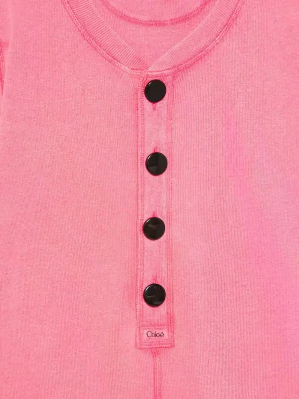 Chloé Button T-shirt