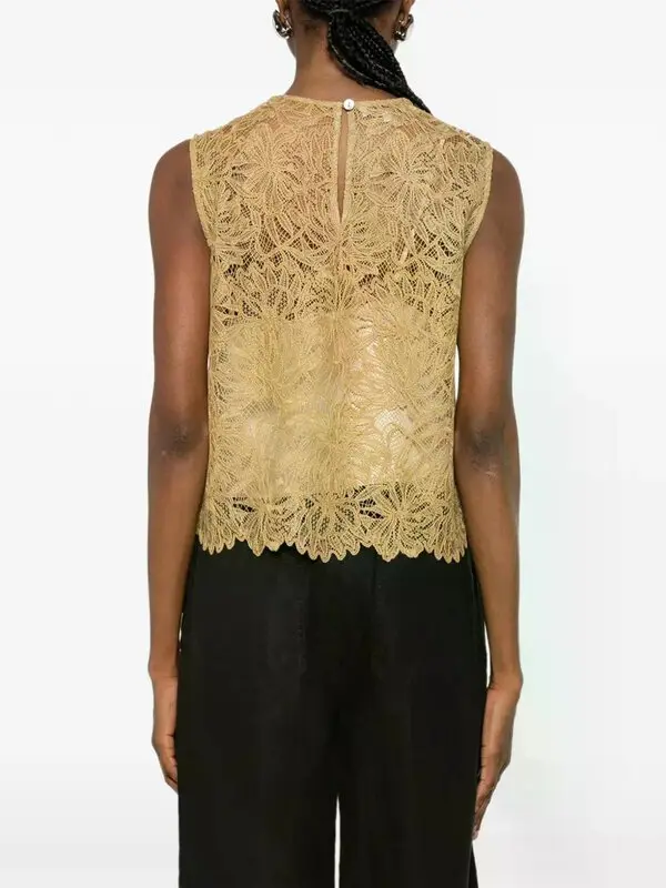 Vince Lace Cropped Top