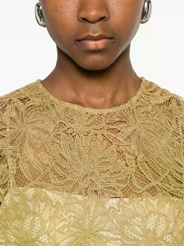 Vince Lace Cropped Top