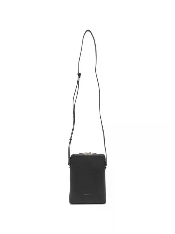 Paul Smith Embossed-logo Leather Messenger Bag - Brown