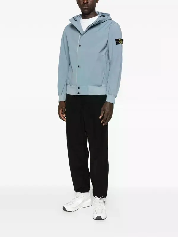 Stone Island Logo-patch Hooded Jacket