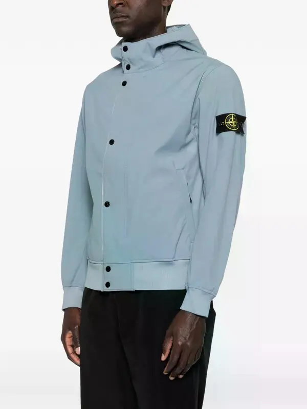 Stone Island Logo-patch Hooded Jacket
