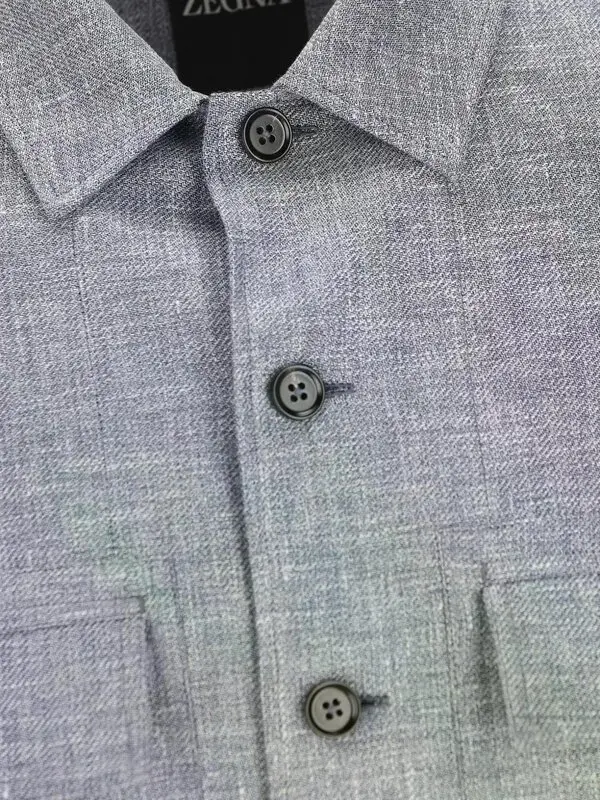 Zegna Flap-pockets Shirt - Grey
