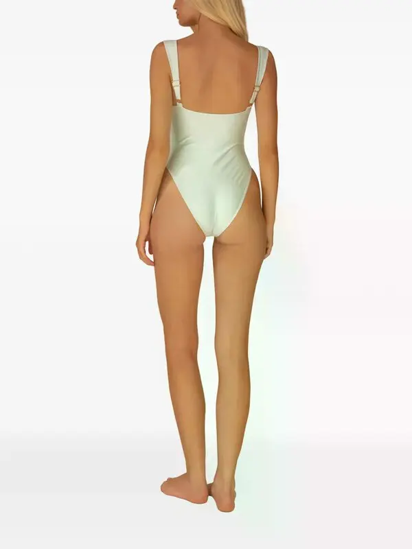 MONTCE Gathered Detail Swimsuit - Blue
