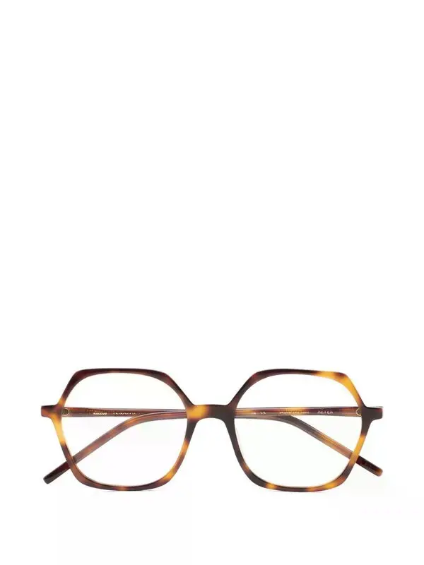 KALEOS Meyer Geometric-frame Glasses - Brown