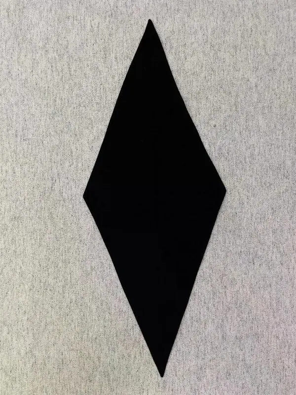 RIER Losange-shape Scarf - Black
