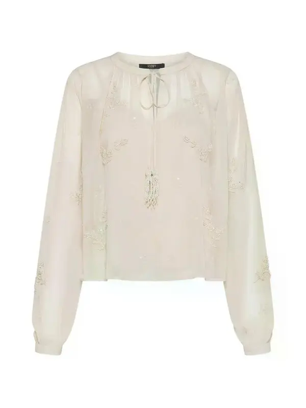 Seventy Floral-embellished Blouse
