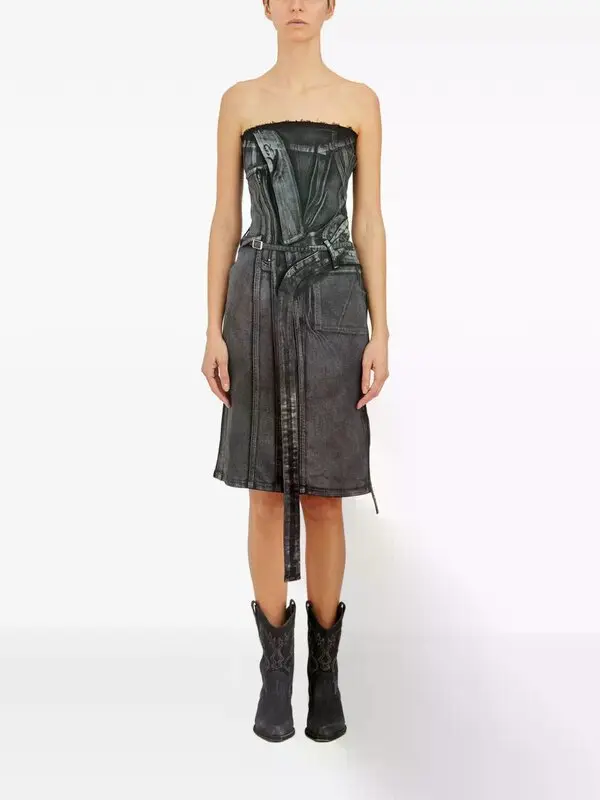 Ottolinger Belted Tube Midi Dress