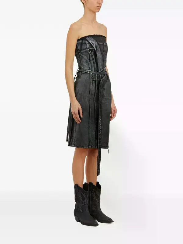 Ottolinger Belted Tube Midi Dress