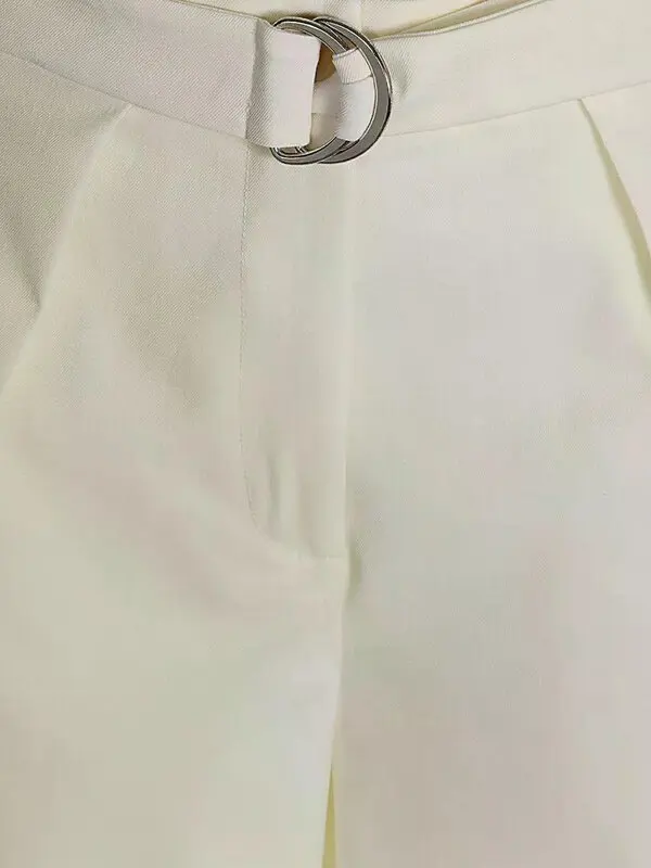 Erika Cavallini Belted Wide Leg Trousers