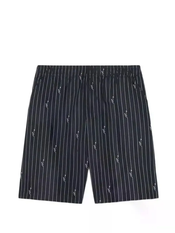 Lacoste Crocodile Print Shorts - Blue