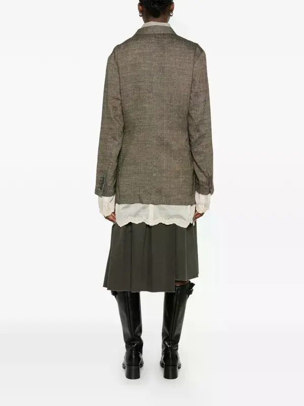 Our Legacy Lace-trimmed Oversized Blazer