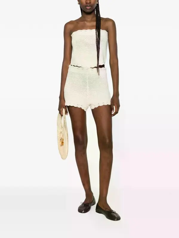 Posse Dylan Crocheted Strapless Top