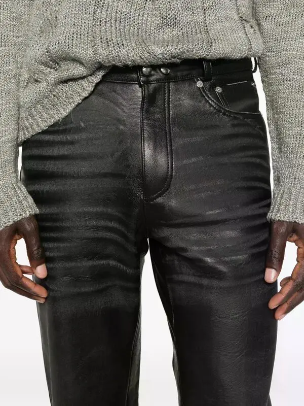 Our Legacy Carlson Cut Leather Trousers