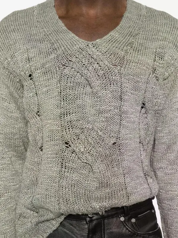 Our Legacy Link Cable-knit Sweater