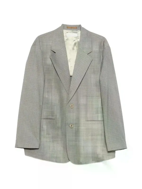 Our Legacy Industry Check-pattern Blazer