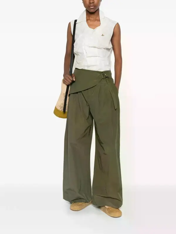 DAMSON MADDER Pleated Draped Trousers