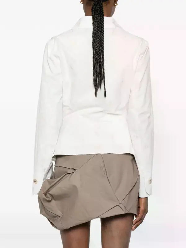 VIVIENNE WESTWOOD Embroidered-flower Button Jacket
