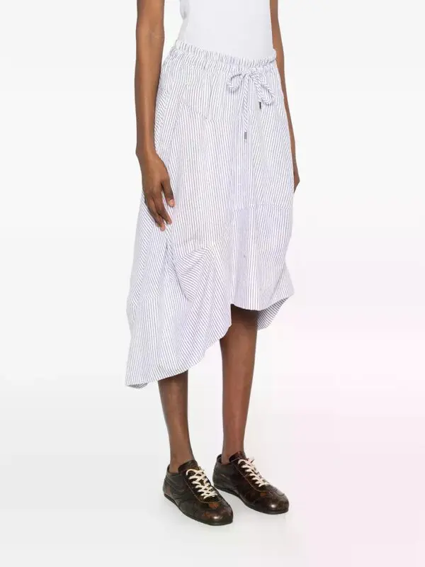 VIVIENNE WESTWOOD Striped Midi Skirt