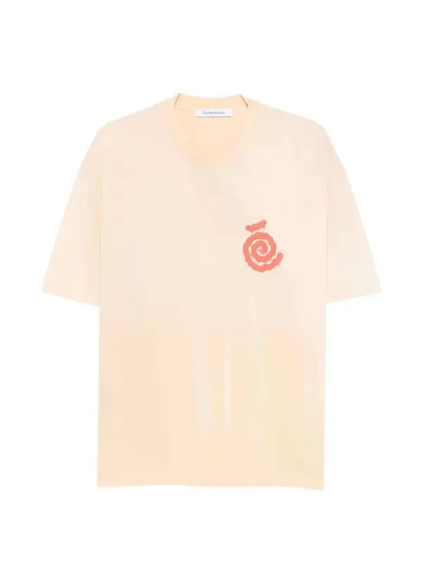 Études Studio Spiral Printed T-shirt - Orange