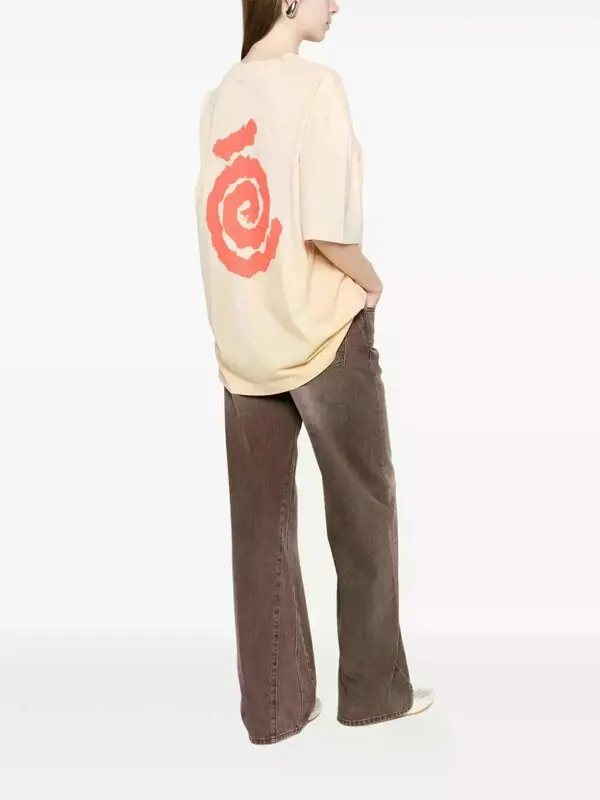 Études Studio Spiral Printed T-shirt - Orange
