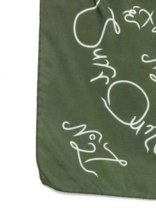 Études Studio Square-shape Bandana Scarf